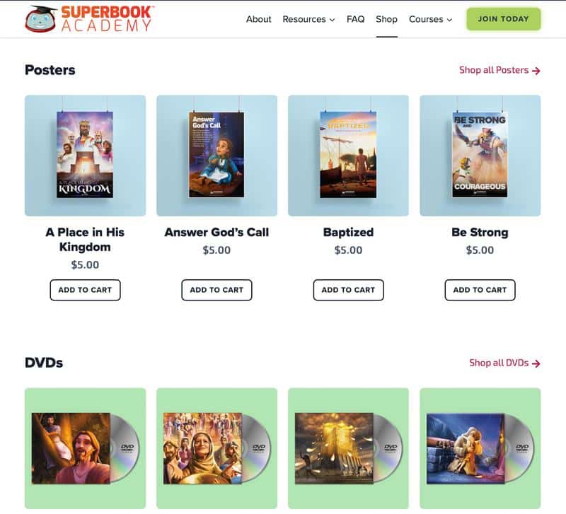 Shop – Superbook Academy